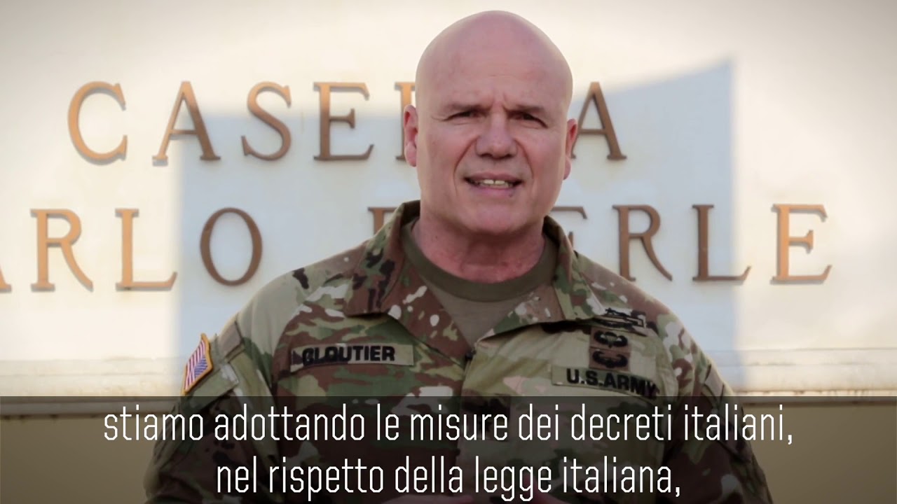 Maj. Gen. Roger Cloutier address to Italian community - YouTube