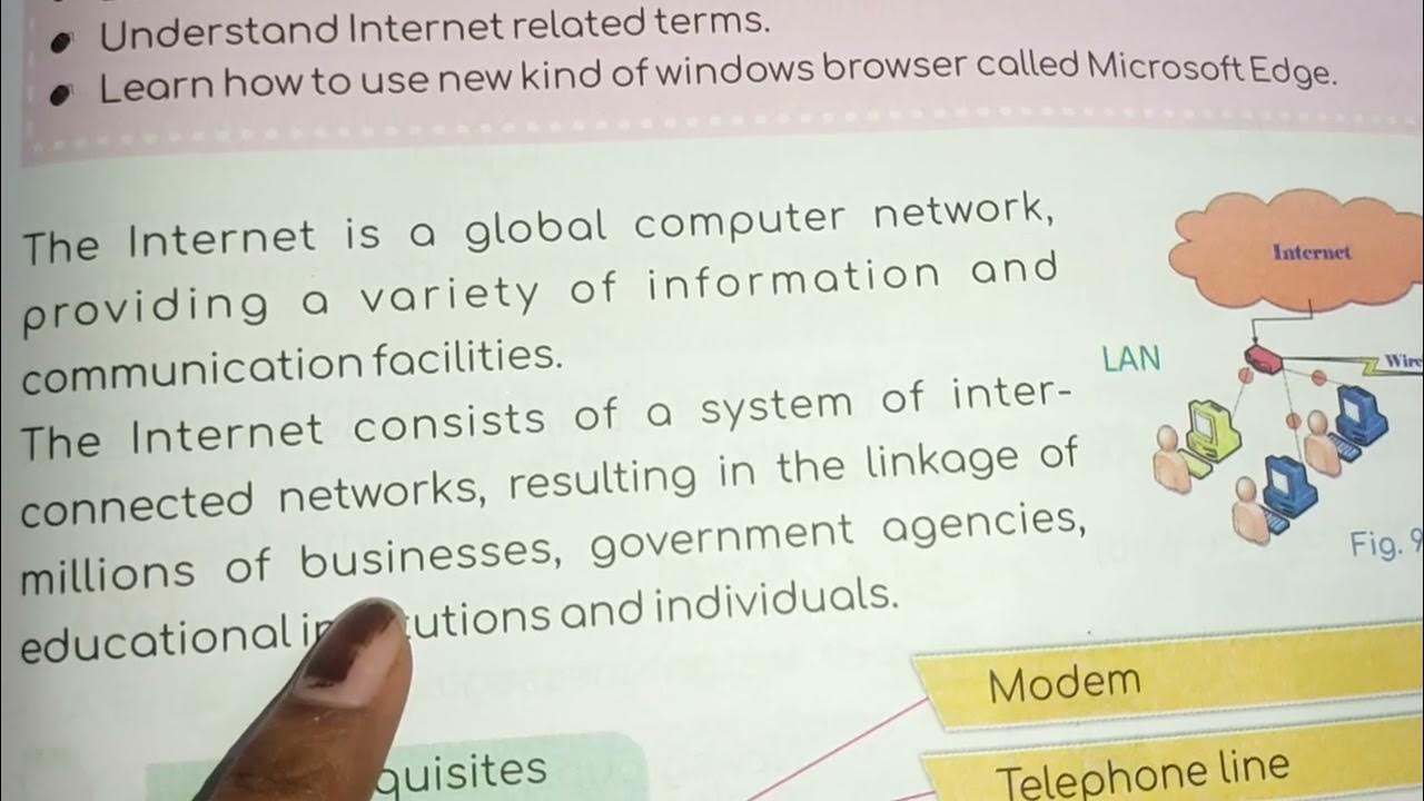 CLASS-4 || COMPUTER || LESSON -09|| MORE ABOUT INTERNET || PART-1 - YouTube