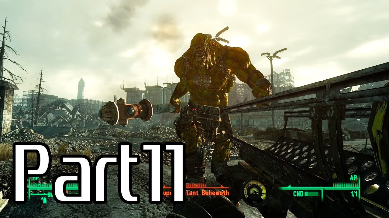 Finishing the Super Mutant Behemoth's - Fallout 3 Part 11 - YouTube