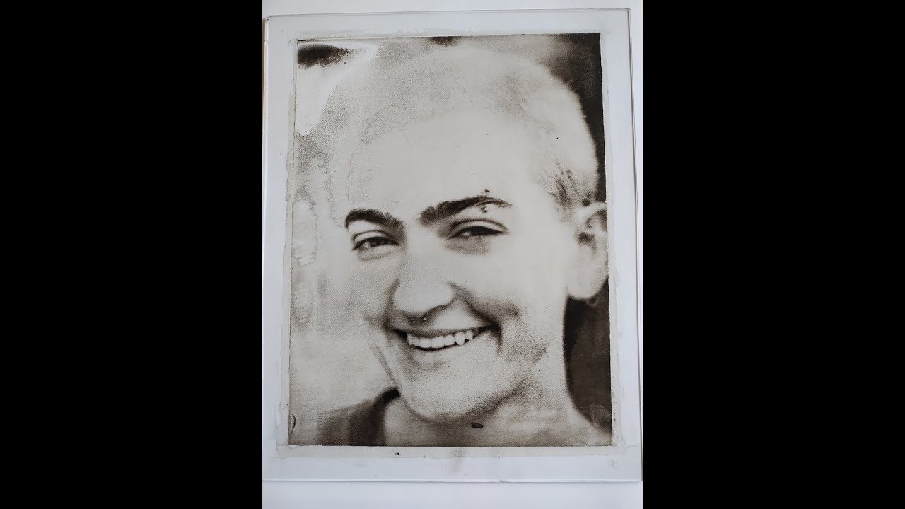 Safe Oil Printing Process - Part 02: Printing on Glass - YouTube