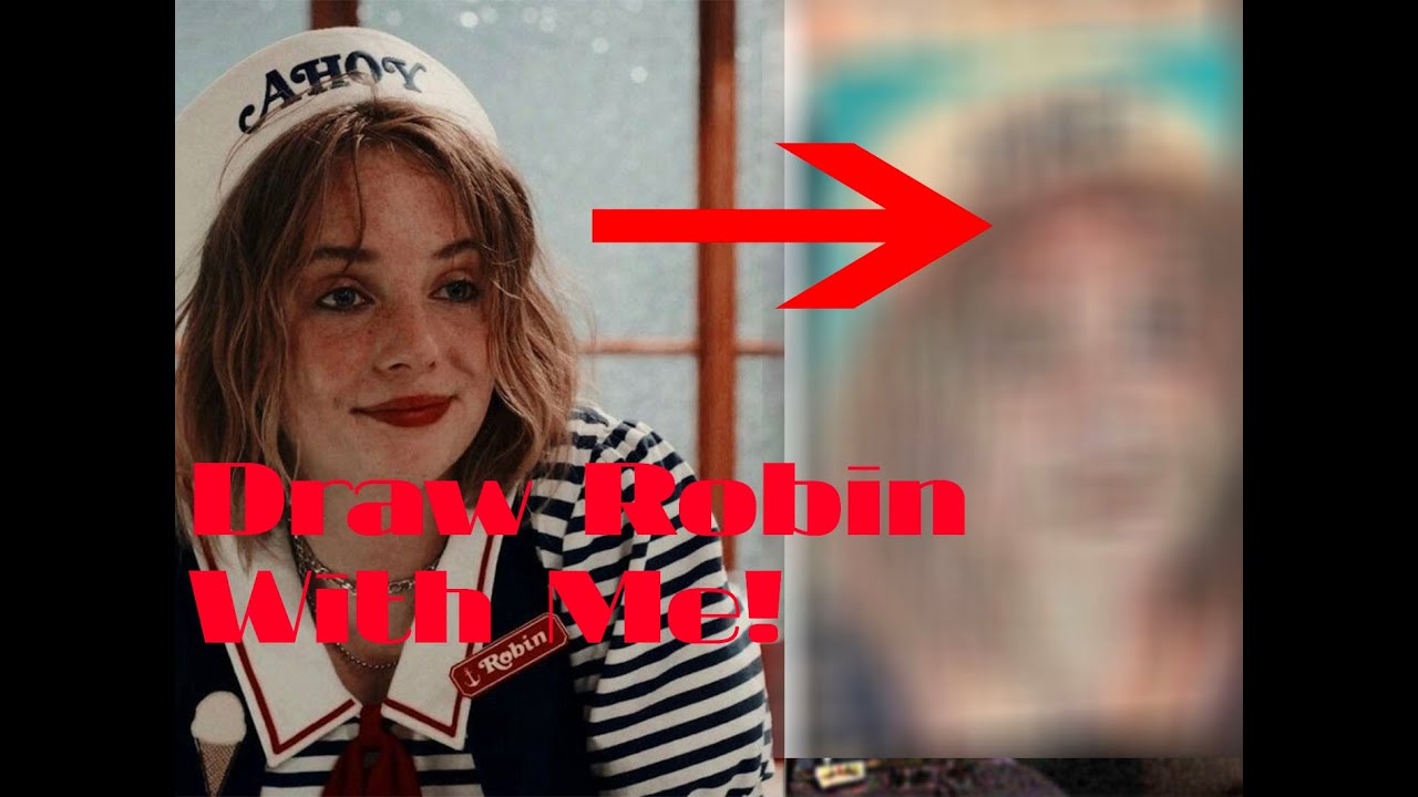 Draw Robin From Stranger Things With Me! - YouTube