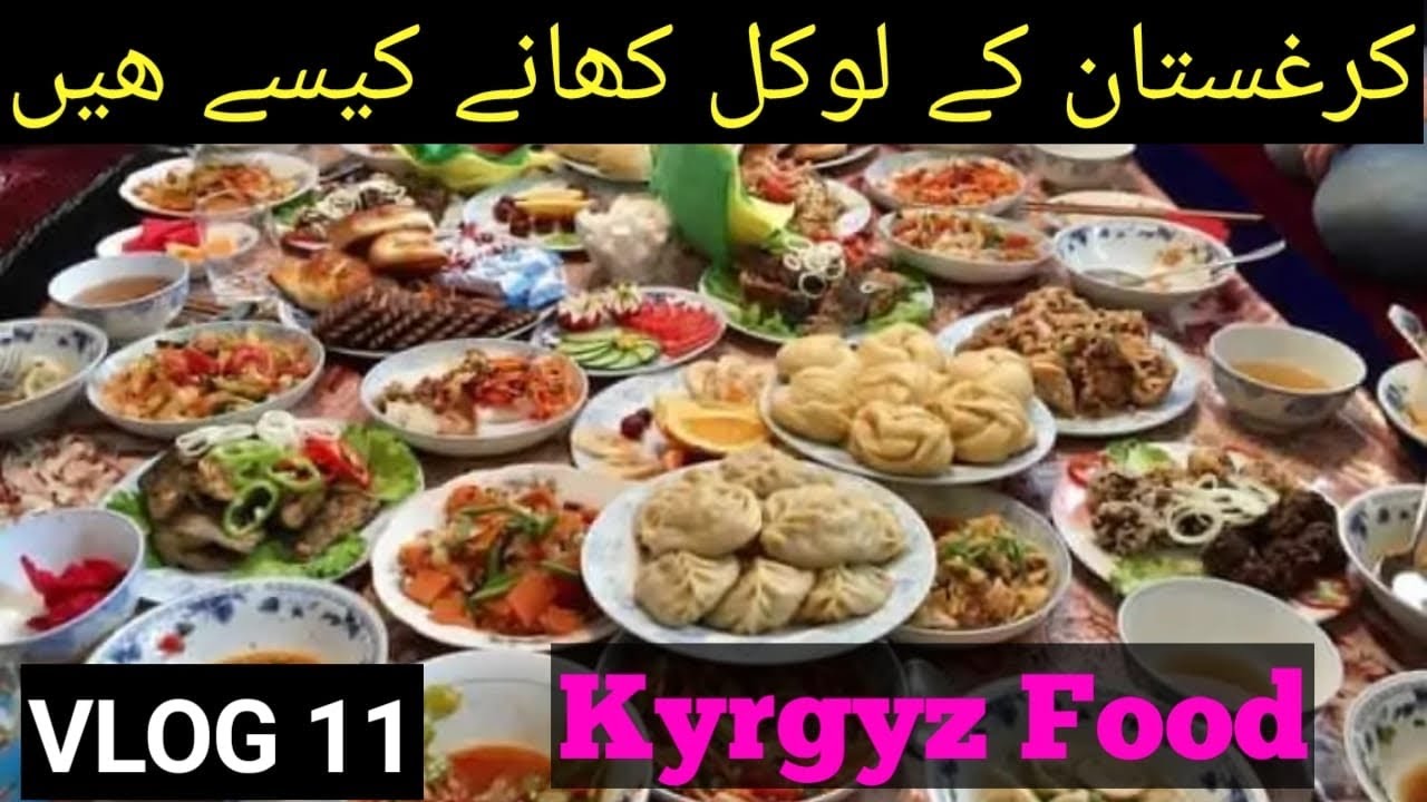 Trying Kyrgyz national food &Turkish food/Kyrgyzstan ke local khane ...