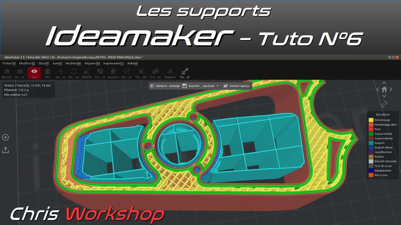 TUTO 6 IDEAMAKER : Les supports - YouTube