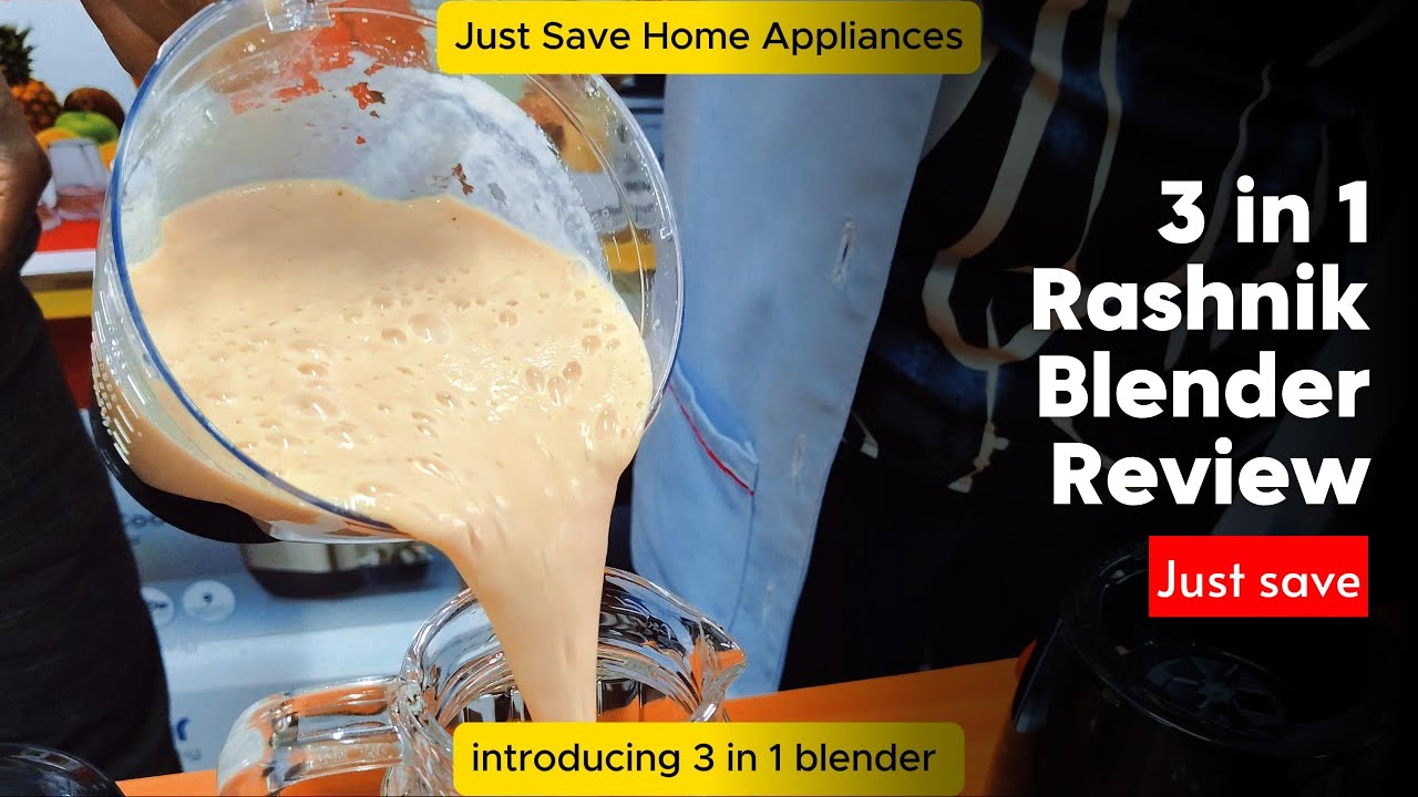 "Rashnik 3-in-1 Blender Review: Blender, Grinder, and Chopper All-in ...