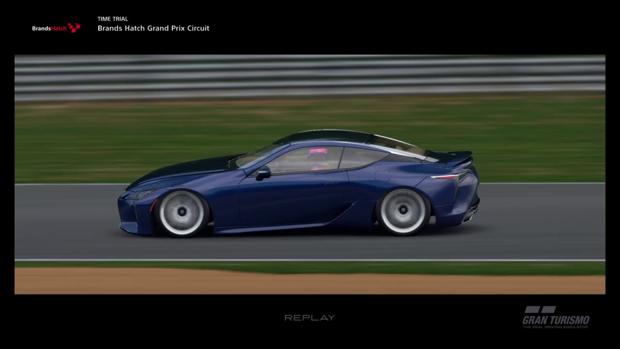 More Lexus LC500. Racing soft tyres, lowered and stiffened suspension ...