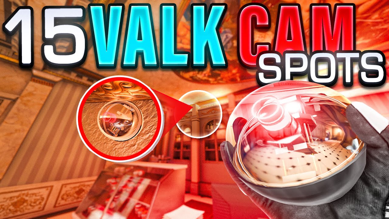 The Top 15 *BEST* Valkyrie Cam Spots on KAFE - Rainbow Six: Siege - YouTube