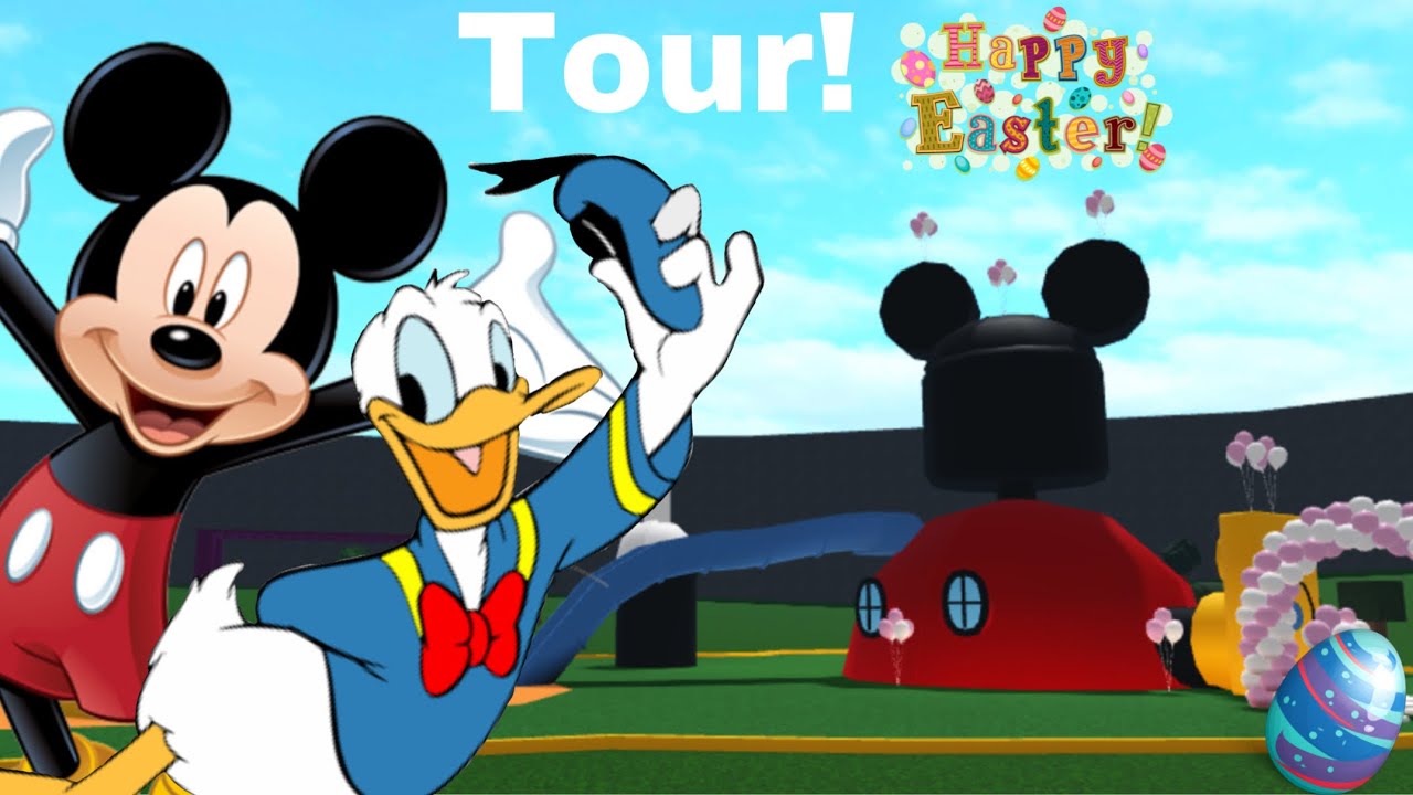 Mickey Mouse clubhouse tour (happy Easter) - YouTube