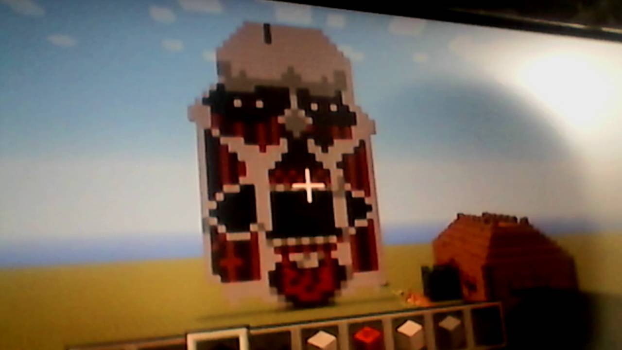 Attack on Titan Minecraft pixel art - YouTube
