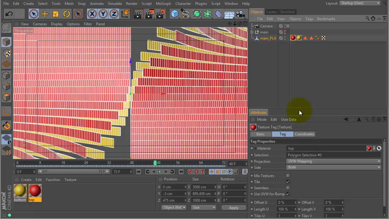 Span a Texture Across Folding Splines in C4D | Envato Tuts+