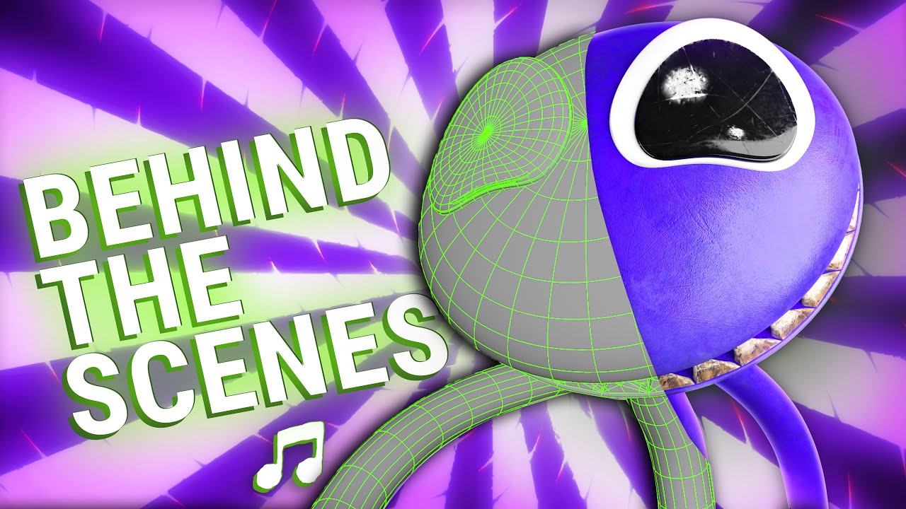 BEHIND THE SCENES: Purple - Circus Celebrity (Rainbow Friends) - YouTube