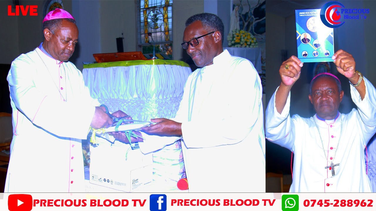 ASKOFU ISAAC AMANI AZINDUA KITABU CHA HISTORIA YA JIMBO KUU KATOLIKI ...