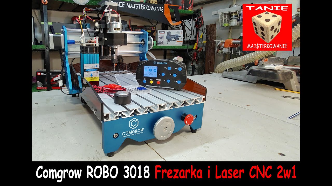 Bardzo Tania Frezarka CNC i Laser Tnący 2w1 - Comgrow ROBO 3018 Router ...