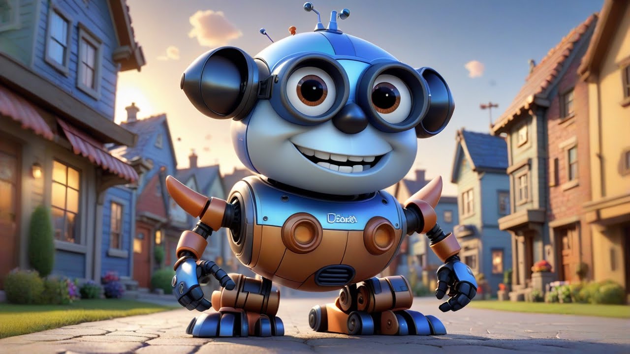 Three Little Robots Brush and Shine | Robot Song for Kids | Nursery ...