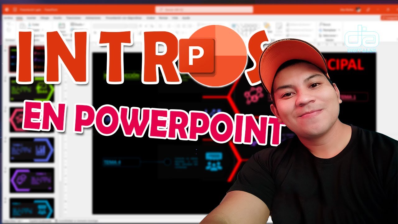 como hacer Intros en powerPoint para youtube - YouTube