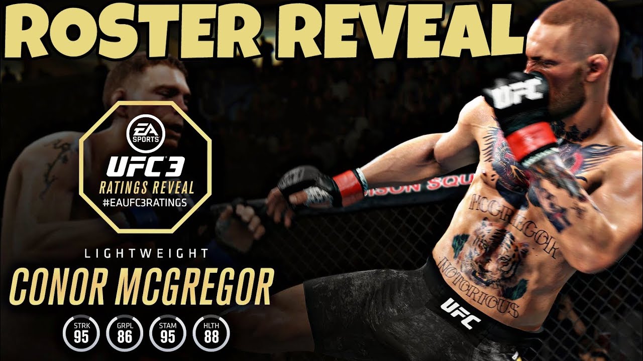 UFC 3 ROSTER REVEAL - Lightweight & Featherweight Fighters - YouTube