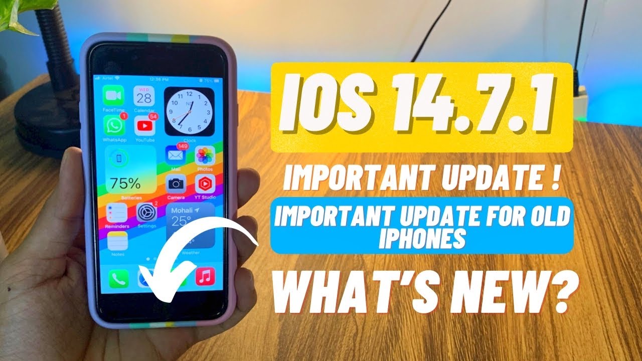 iOS 14.7.1 Update On iPhone SE 2020 | iOS 14.7.1 New Features | iOS 14. ...