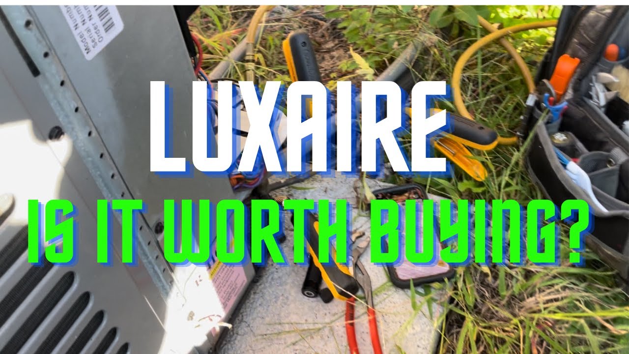 Luxaire system low on charge. #hvac #hvaclife - YouTube