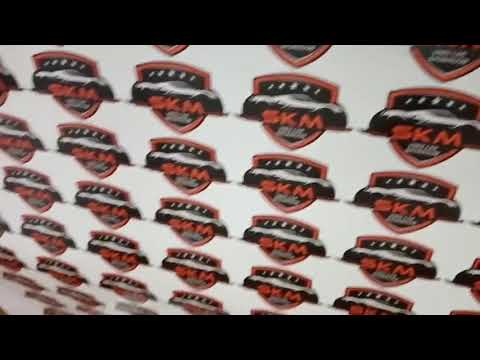 sticker logo print in HP LATEX
