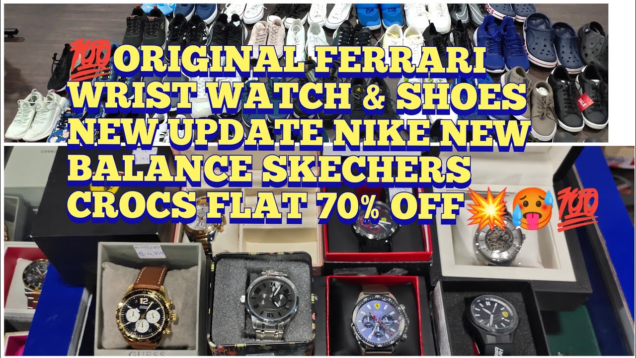 💯ORIGINAL FERRARI WRIST WATCH & SHOES NEW UPDATE NIKE NEW BALANCE ...