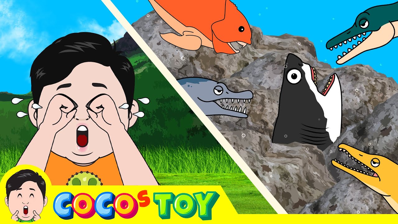 I Lost my megalodon toy｜Animals name, Cartoon for children｜CoCosToy ...