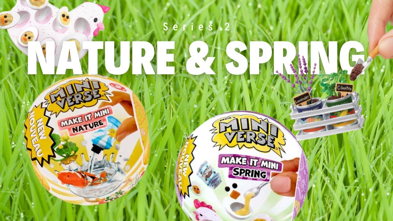 Miniverse Nature & Spring Series 2 Unboxing Review !!! - YouTube