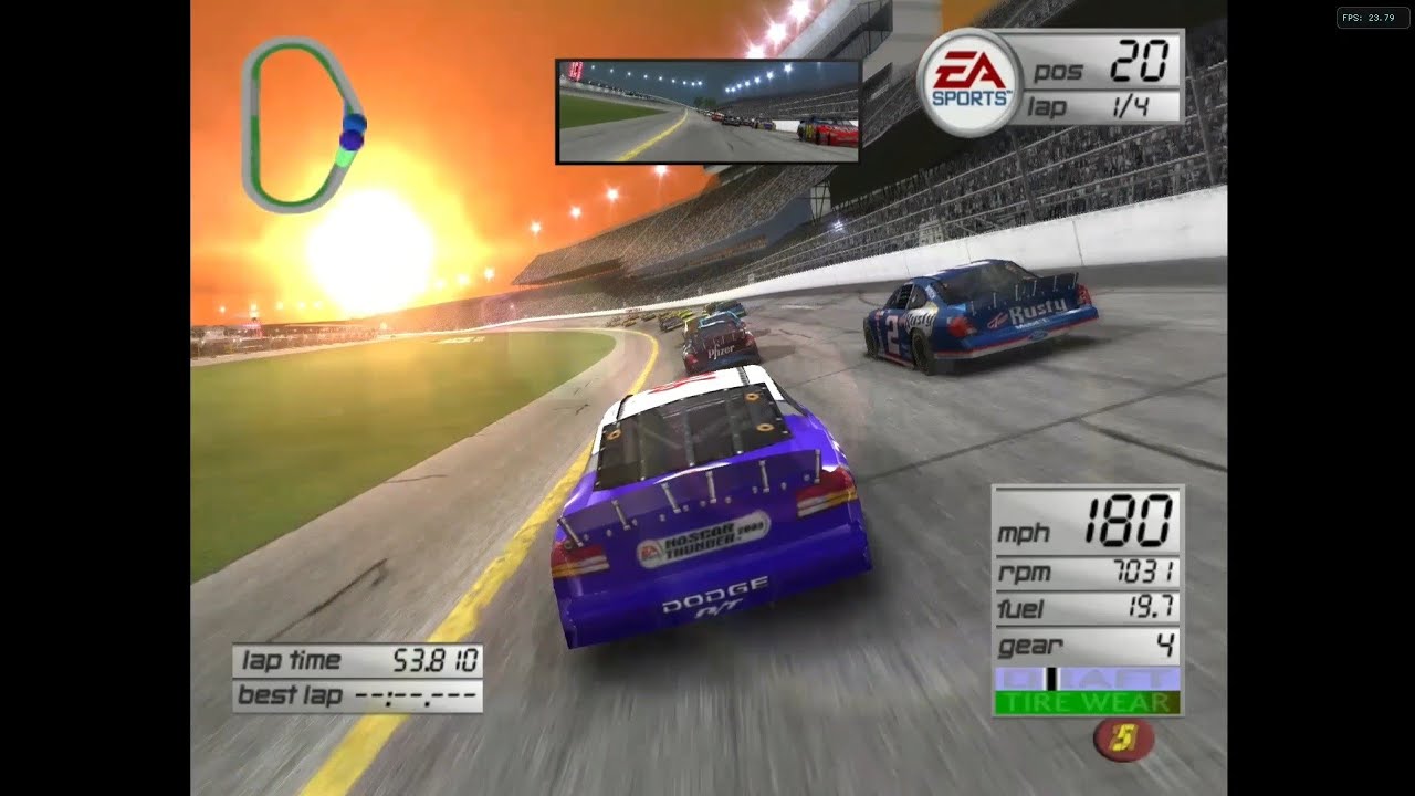 NASCAR Thunder 2003 - Create-A-Car GameCube Gameplay (Dolphin) - YouTube