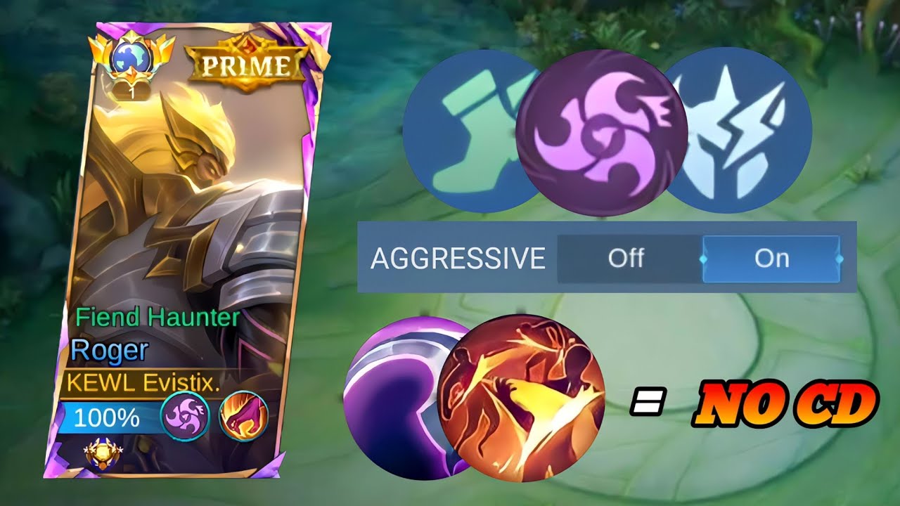 TOP 1 GLOBAL ROGER BEST BUILD AND EMBLEM THIS 2024 | MLBB - YouTube