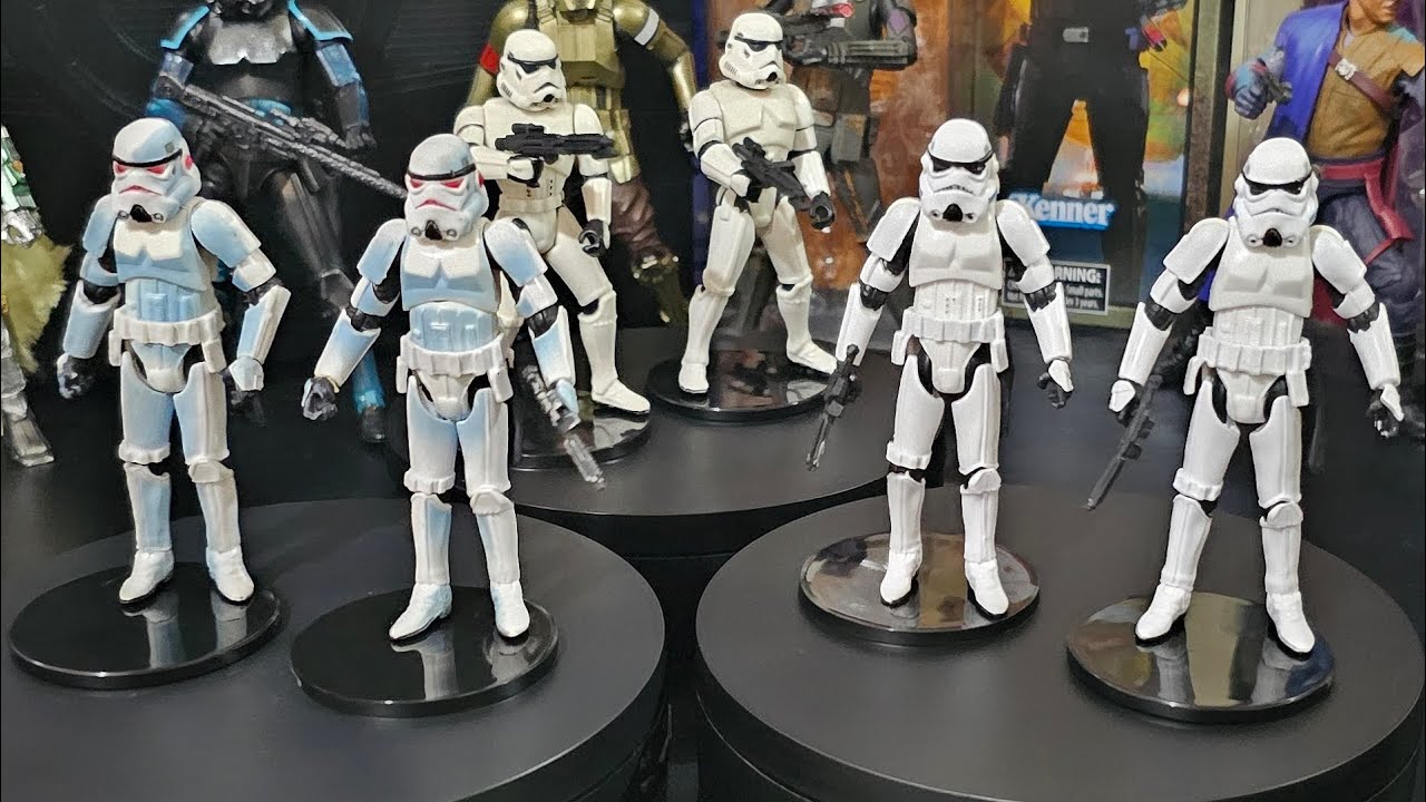 3 Versions of Luke Skywalker & Han Solo in Stormtrooper Disguise POTF2 ...
