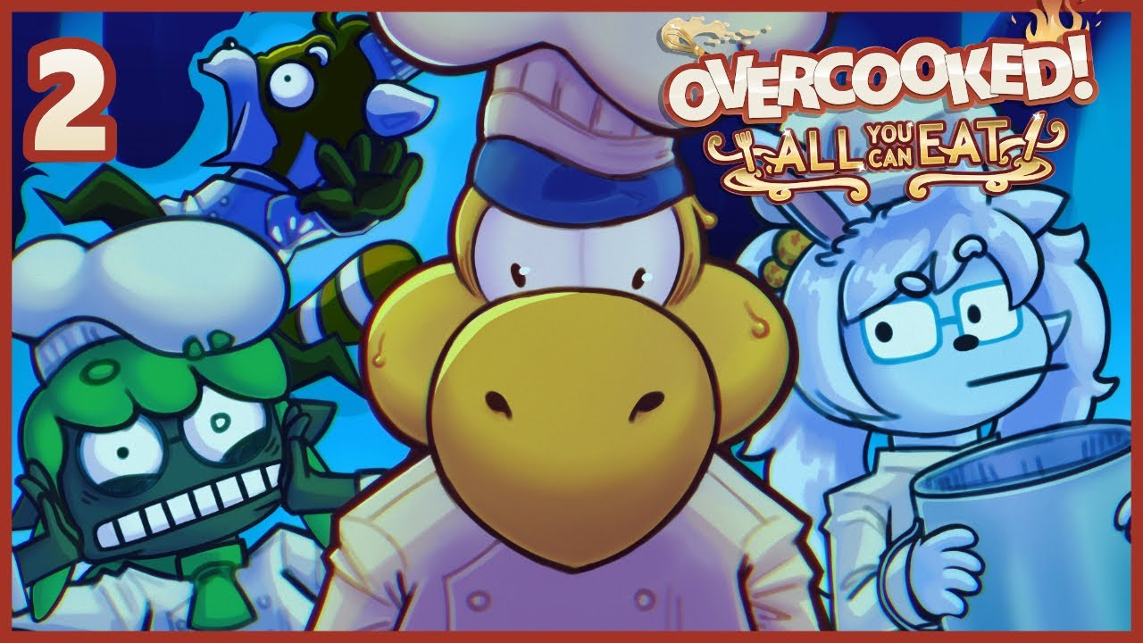 Overcooked! All You Can Eat #2 - Chaos in the Kitchen! (VOD Version ...