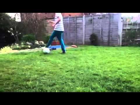 Amazing football and cartwheel skill - YouTube