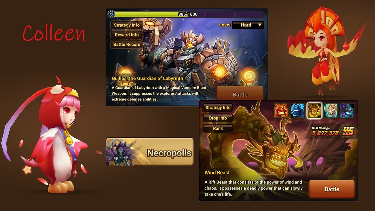 Summoners War - Fire Harpy (Colleen) - YouTube