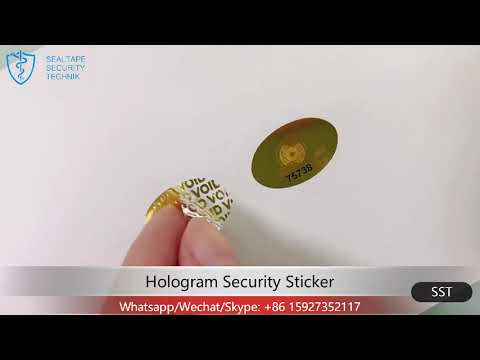 SST Hologram Sticker JP18