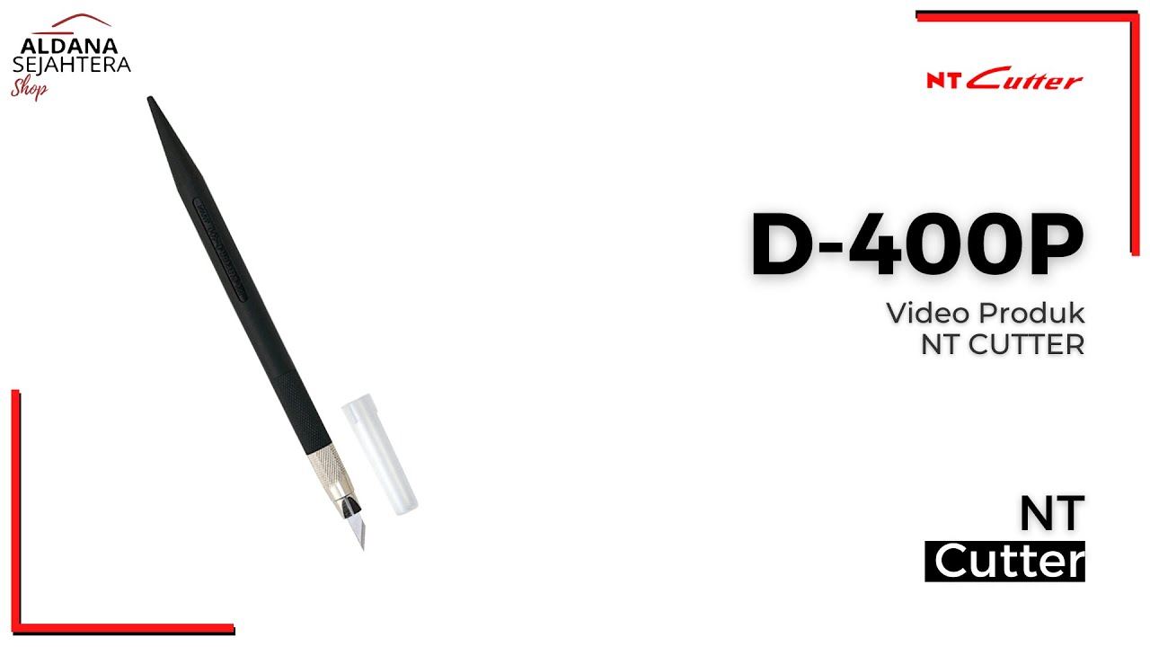 NT CUTTER D-400P D-400 ART KNIFE ORIGINAL JAPAN - YouTube