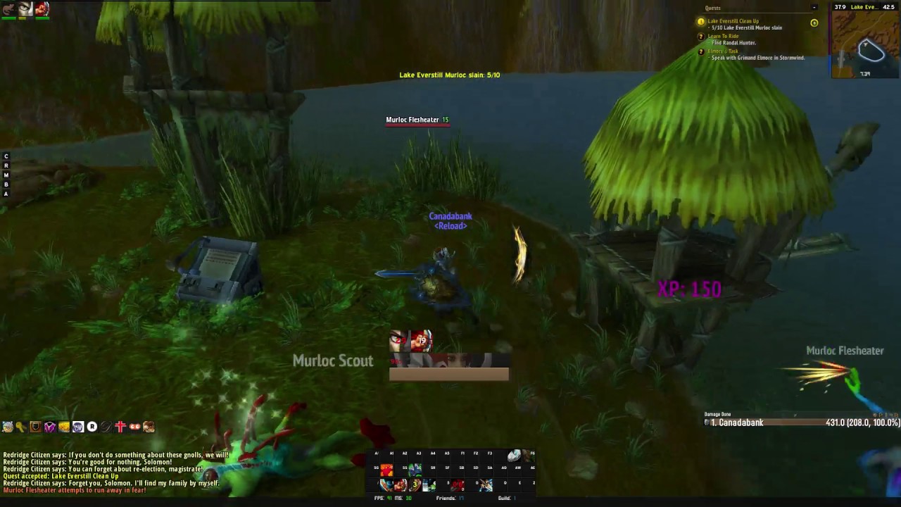 Lake Everstill Clean Up | WoW Quest - YouTube