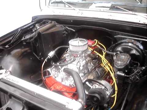 Chevy 350 1st start, BUILT (street) - YouTube
