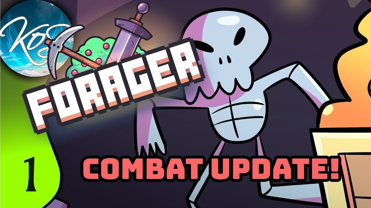 Forager Ep 1: COMBAT UPDATE NEW TECH! - Let's Play - YouTube
