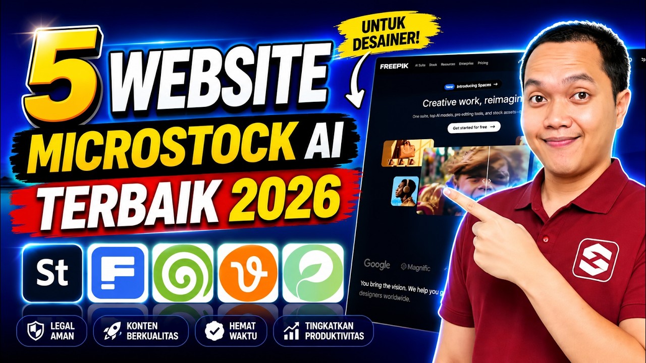 5 Website Microstock AI Penghasil Uang Terbaik 2026 - YouTube