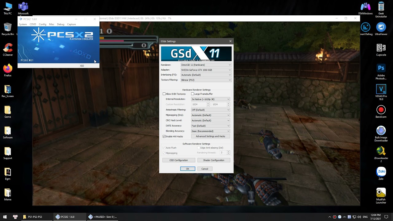 PCSX2 v1.6.0 Ghosting, Burry, Screen Shaking Fixed - YouTube