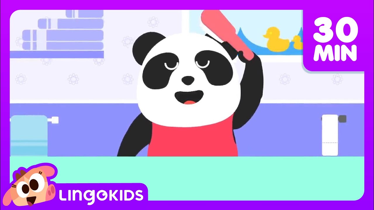 Washing Hands Song 🧼🙌 + More Daily Routine Songs for Kids 🎵 | Lingokids ...