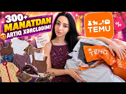 BAĞLAMALARI KİMSƏ GÖTÜRÜB 🥹TEMU dan yay paltarları 💸 300 Azn PUL 💸 Ayka 14