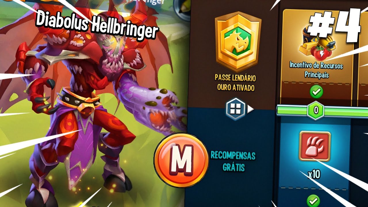 PEGUEI O MELHOR MONSTRO DO JOGO E COMPREI O NOVO PASSE DO MONSTER ...