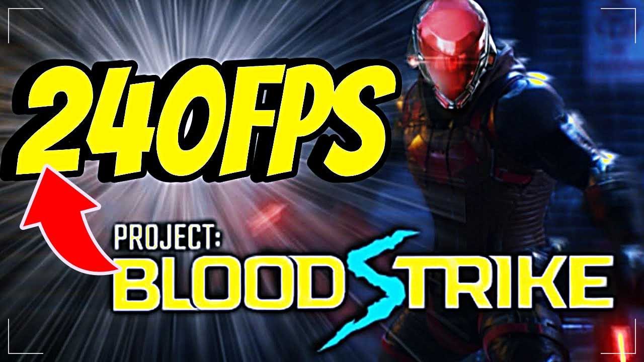 COMO AUMENTAR E JOGAR BLOOD STRIKE A 240 FPS - YouTube