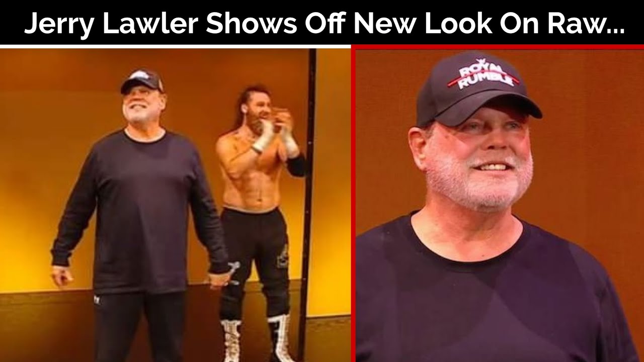 Jerry Lawler Shows Off New Look During WWE Raw with Sami Zayn and Kevin ...