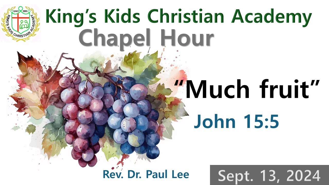 20240913 KKCA Chapel Hour Live Streaming - YouTube