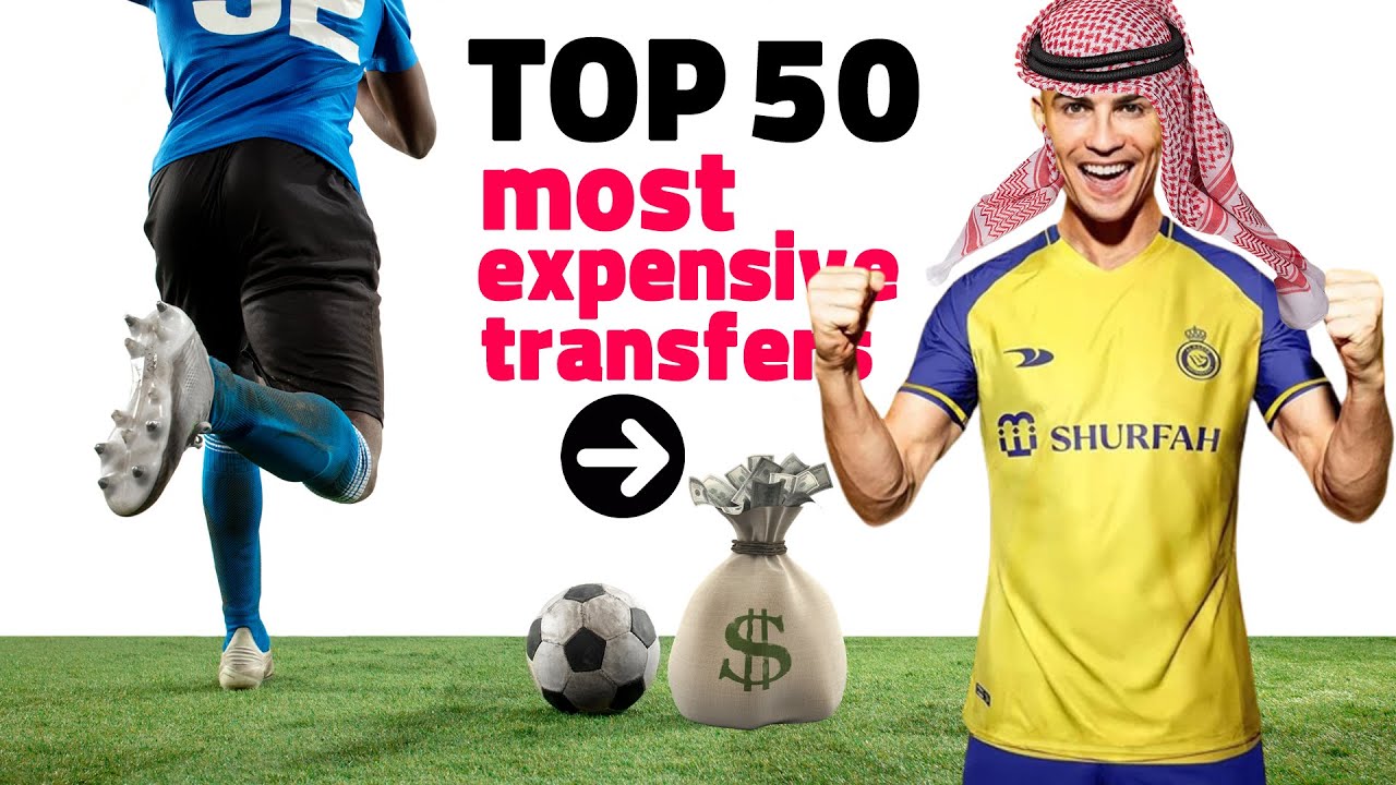 Top 50 most expensive transfers in Football clubs All Time - YouTube