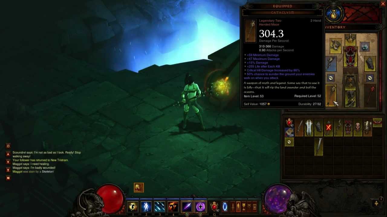 D3 1.04 Legendary Previews #5 Cataclysm - YouTube
