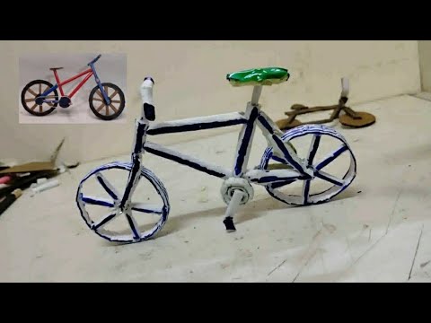 how to make paper cycle -paper crafts पपेर से साईकिल बनाना सीखे ...