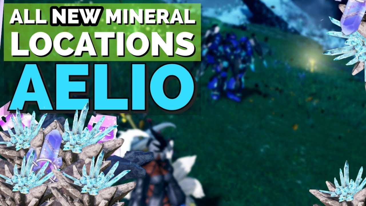 All NEW Mineral/Ore Gathering Locations in Aelio - 2023 Update || PSO2 ...