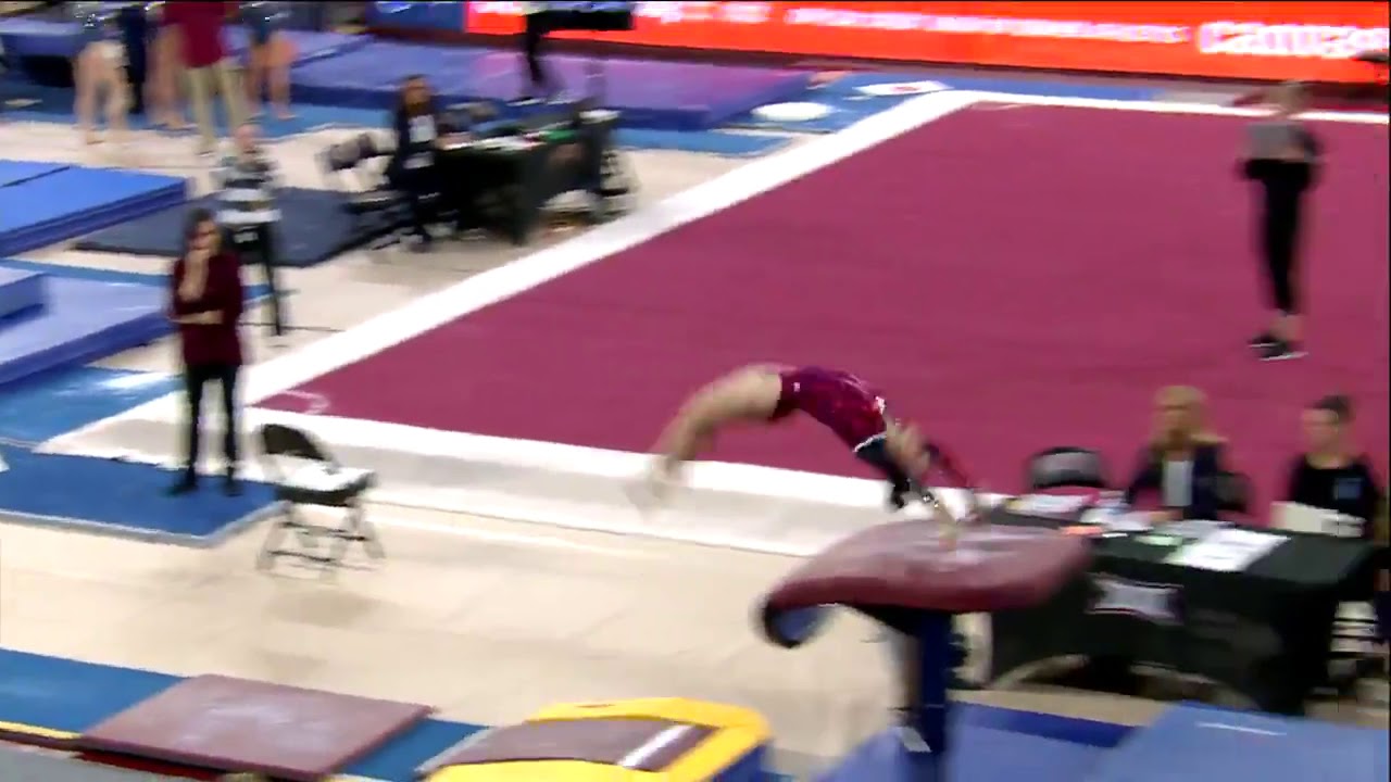 Alexandria Ruiz - Vault (9.775) - 2020 DU Gymnastics vs. George ...