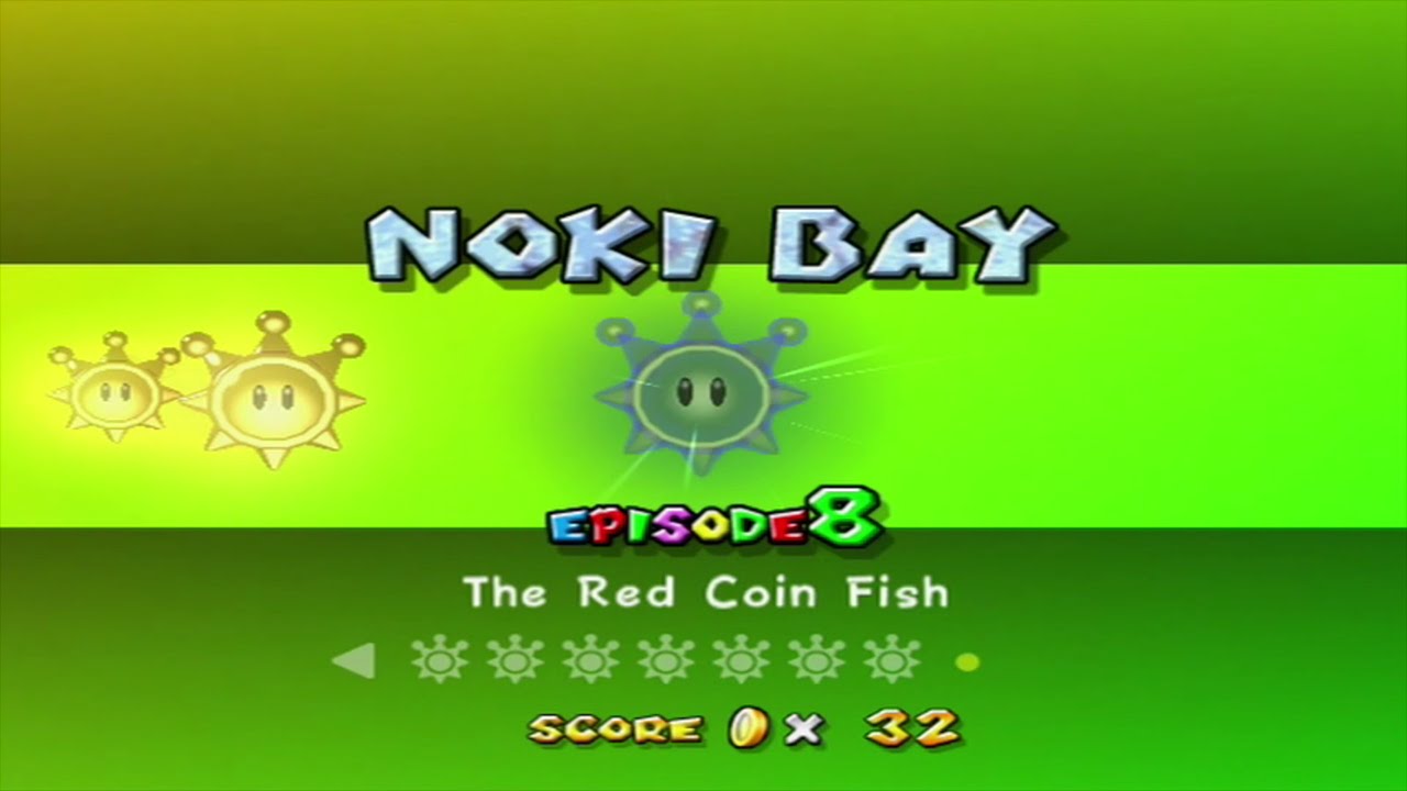 Super Mario Sunshine - Noki Bay - Episode 8: The Red Coin Fish - YouTube